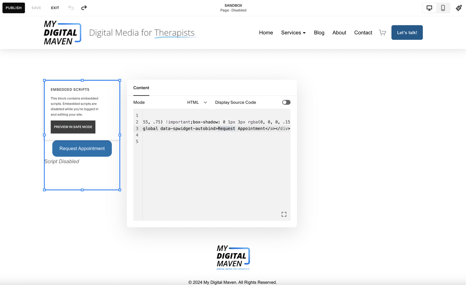 How to Add a Simple Practice Scheduler on Your Website - A DIY Guide — My Digital Maven
